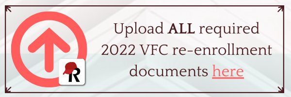 VFC Re-enrollment Instructions